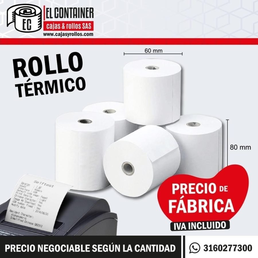 Fabrica de Rollos térmicos | PRECIO POR MAYOR| Envió nacional
